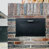 Geneva Parcel Fence and Brick In Letterbox