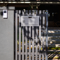 Geneva Parcel Fence/Brick Letterbox - Stainless Steel