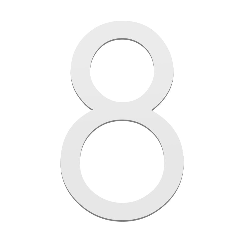 200mm White House Numbers | Milkcan Outdoor Products