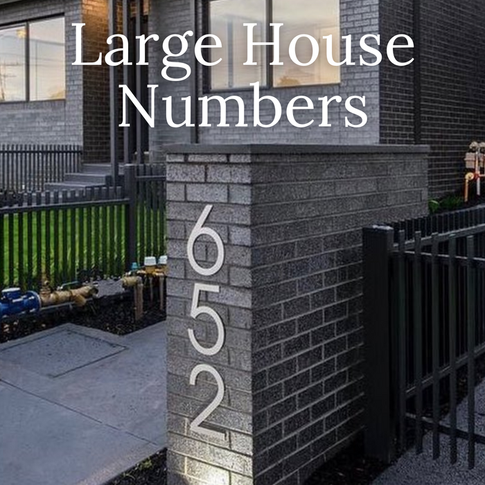 House Numbers to Suit Letterboxes