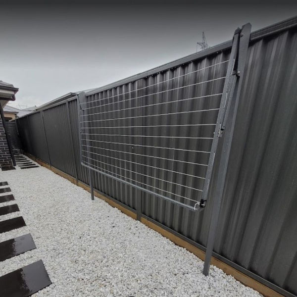 11 line Ground Mount Clothesline | Milkcan Outdoor Products