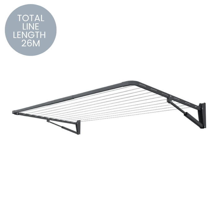 Wall Mounted Clothes Lines - Easy to Use & Assemble Wall Clothes Line