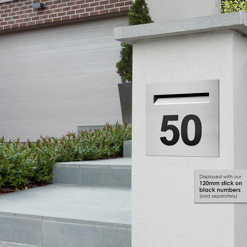 Mayfair Stainless Steel Brick Letterbox