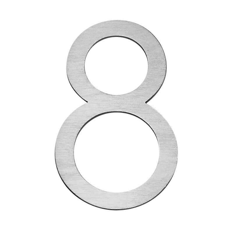200mm Stainless Steel House Numbers