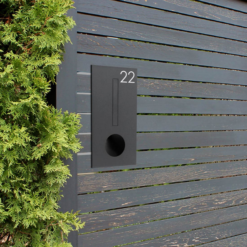 Hendon 2 Picket Fence | Brick Letterbox