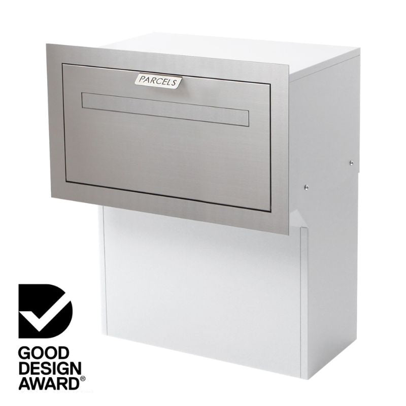 Geneva Parcel Fence/Brick Letterbox - Stainless Steel