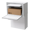 Geneva Large Parcel Fence and Brick Letterbox -Stainless Steel