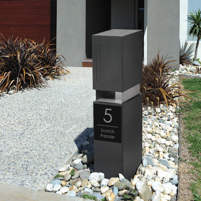 Zurich Large Parcel Fence/Brick Letterbox