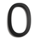 Stick on Slim Aluminium House Numbers 150mm - Black