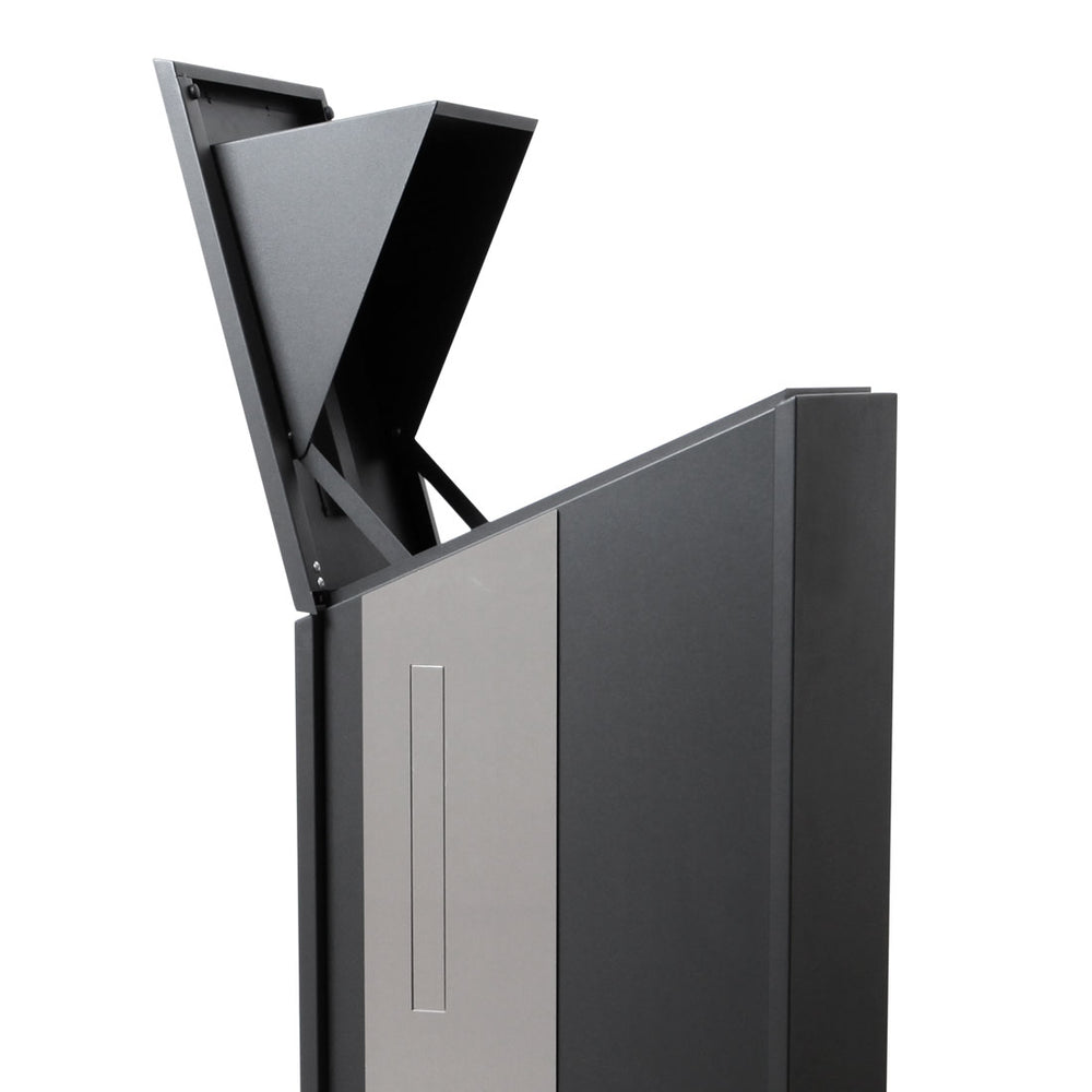 Como Freestanding Parcel Pillar Letterbox