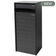 Hamilton Wide Parcel Pillar Letterbox - Black
