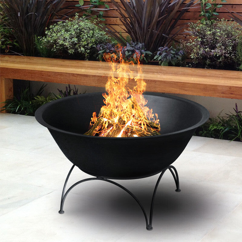 Arizona 80cm Black Fire Pit | Milkcan Outdoor Products