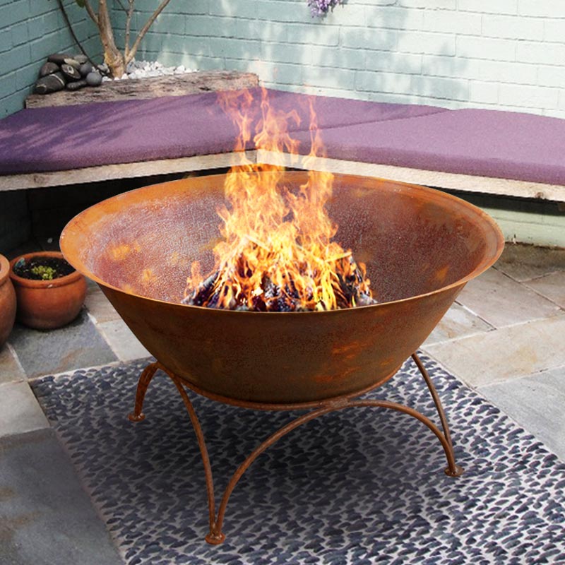 Arizona 94 Cast Iron Rust Fire Pit | Milkcan Outdoor Products