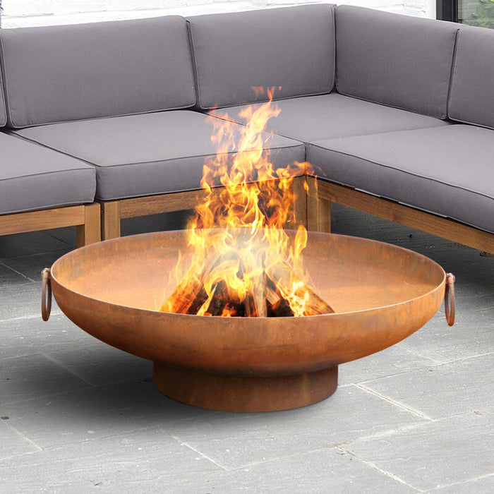 Cairo 90cm Rust Fire Pit | Milkcan Outdoor Products