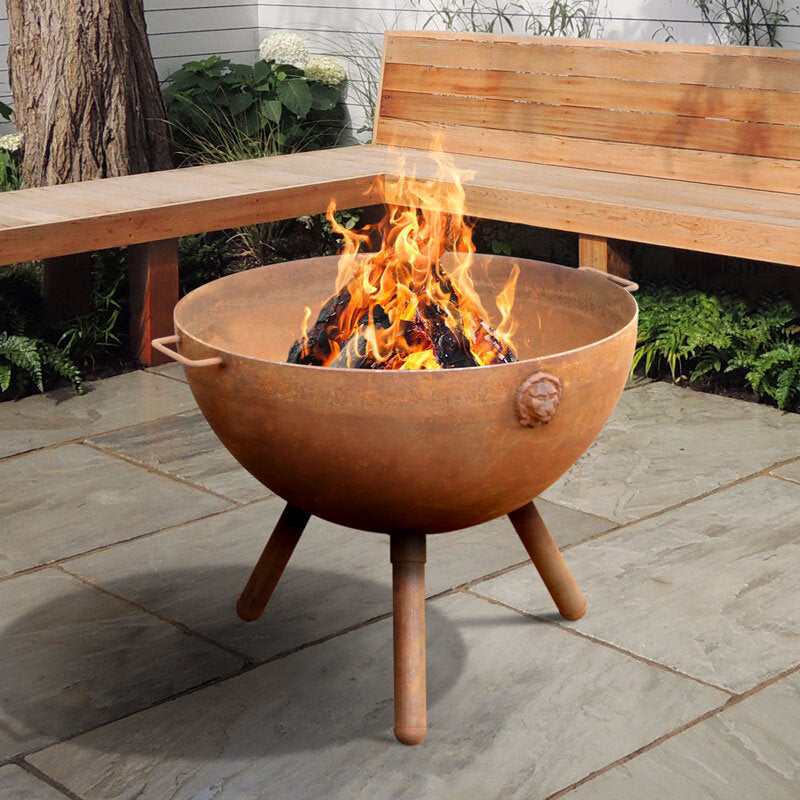 Cauldron 70 Rust Fire Pit | Milkcan Outdoor Products