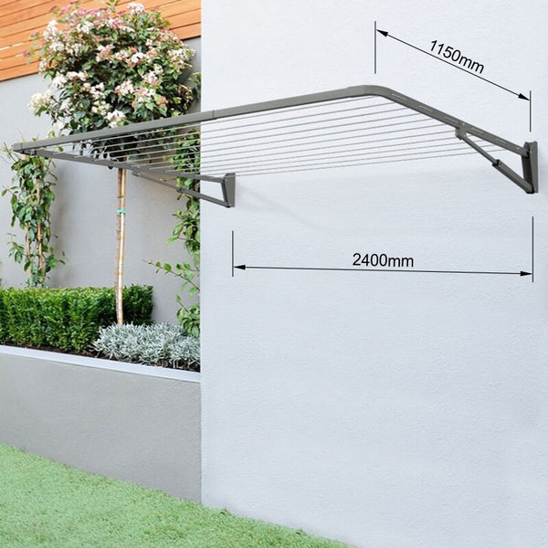 Wall Mounted Clothes Lines - Easy to Use & Assemble Wall Clothes Line