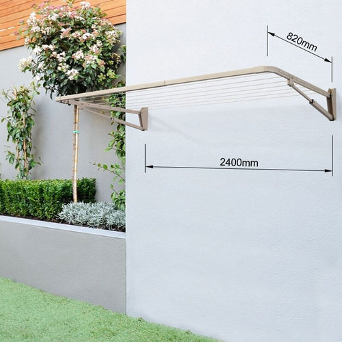 Wall Mounted Clothes Lines - Easy to Use & Assemble Wall Clothes Line