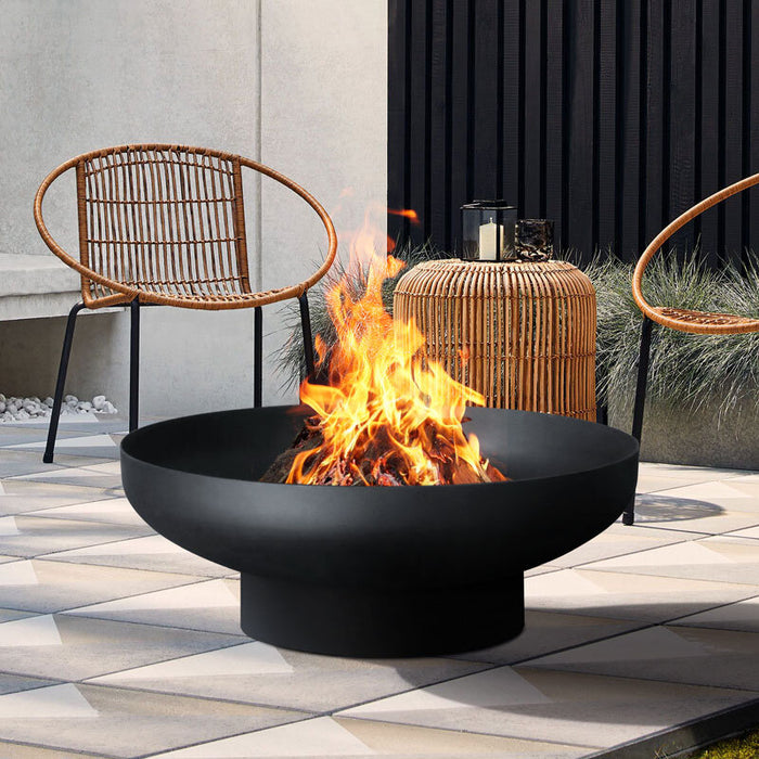 Black Fire Pits - Buy a Sleek Black Outdoor Fire Pit