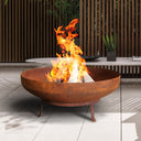 Atacama 80 Large Rust Fire Pit | Milkcan Outdoor Products