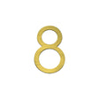 75mm Stainless Steel Gold House Numbers