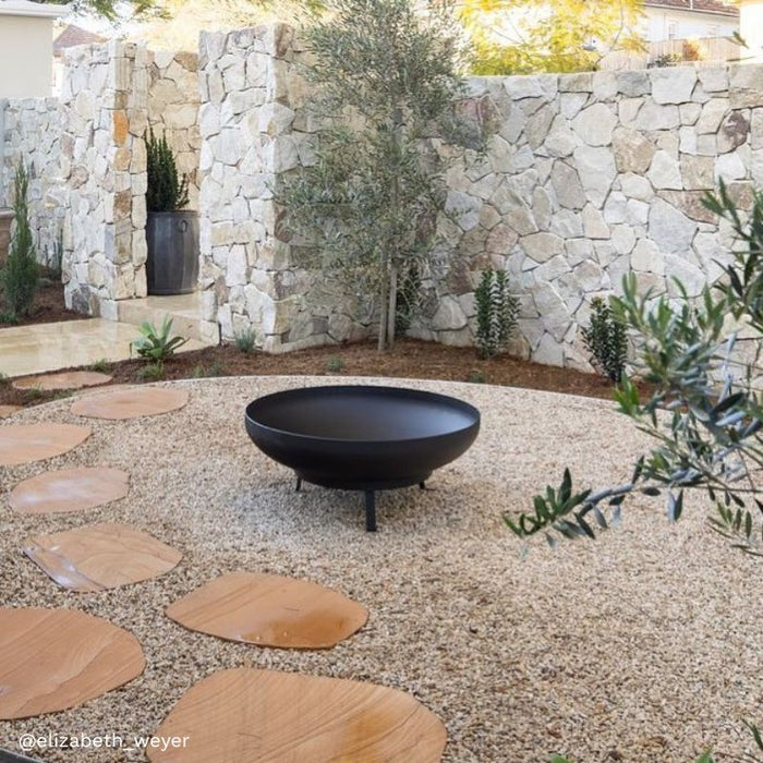 Atacama 80 Large Black Fire Pit | Milkcan Outdoor Products